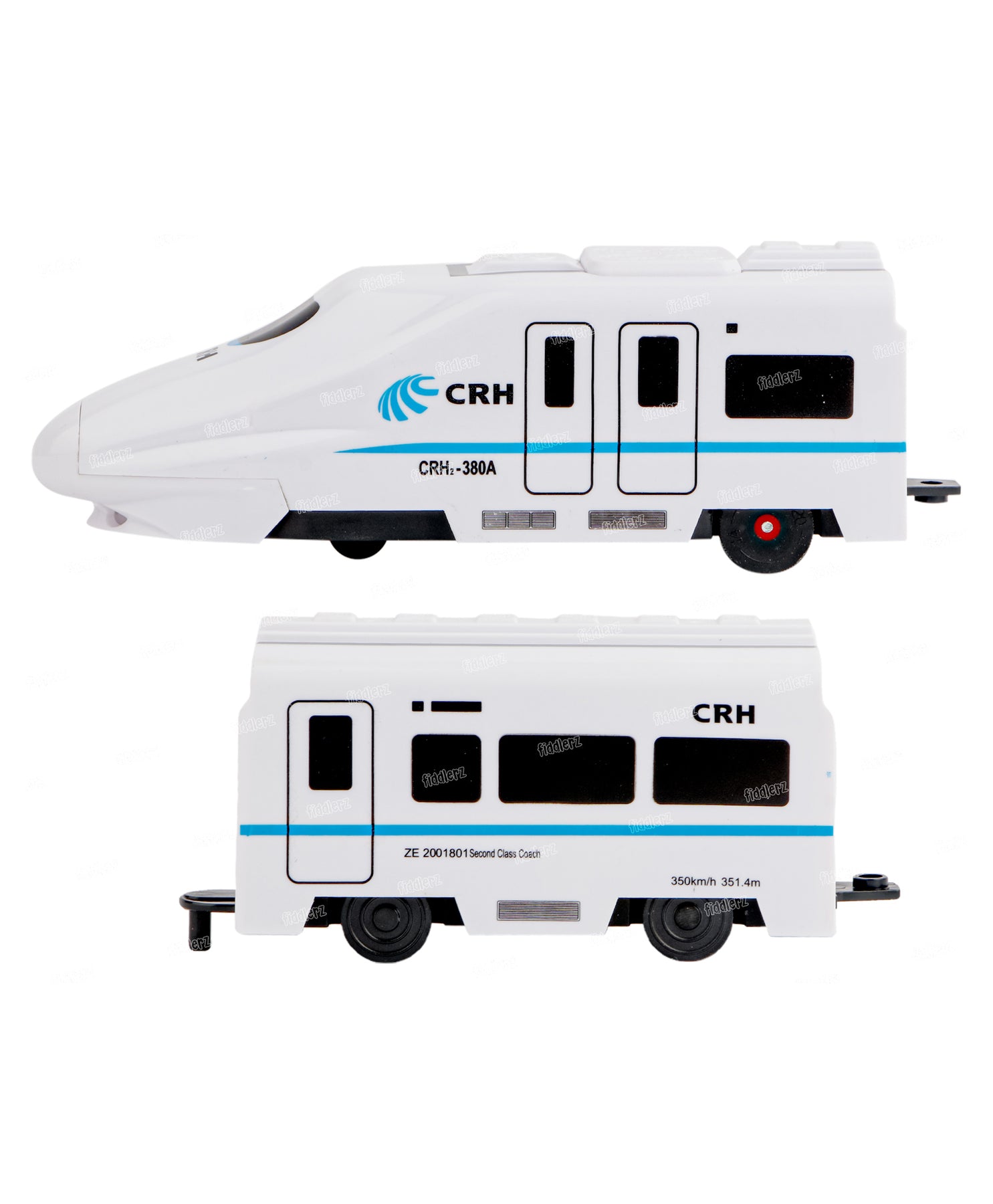 High Speed Remote Controlled RC Bullet Train Toy with Flash Light and ...