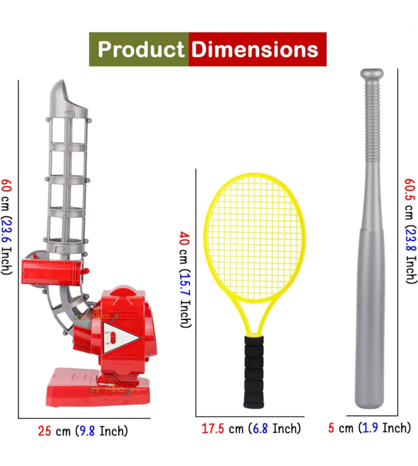 Baseball Pitcher for Kids Electronic Pitcher Machine Toy with Balls ...