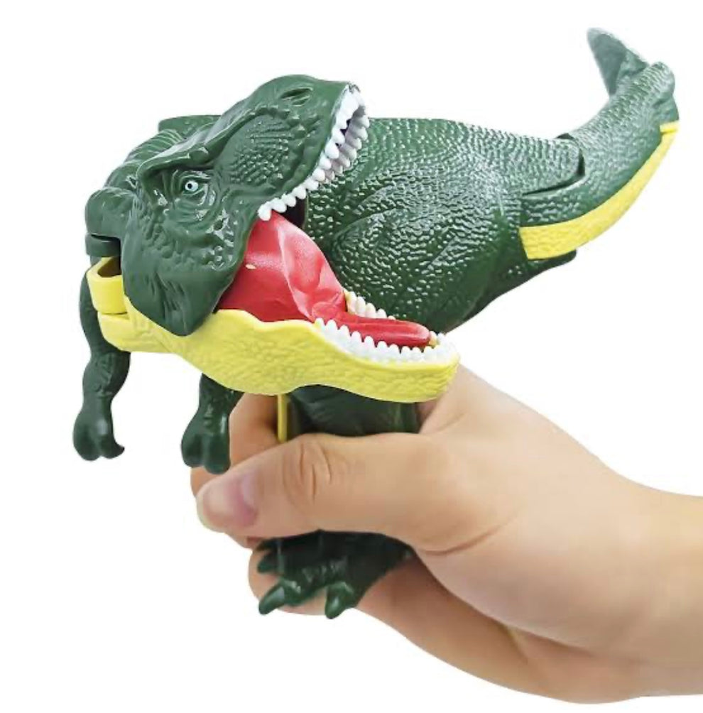 Automatic Biting dinosaur - movable Dino Gun Toy with music and light ...