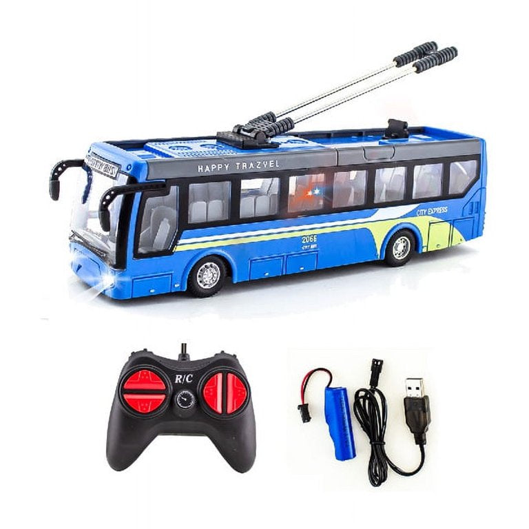 Remote Control MINI LONDON BUS Toy (City Bus Remote Control Toy USB Re ...