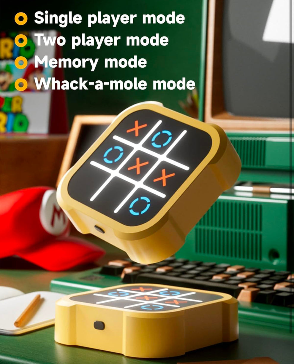 Electric Tic-Tac-Toe Board Game for Kids, 3x3 Grid- Family Fun Games ...