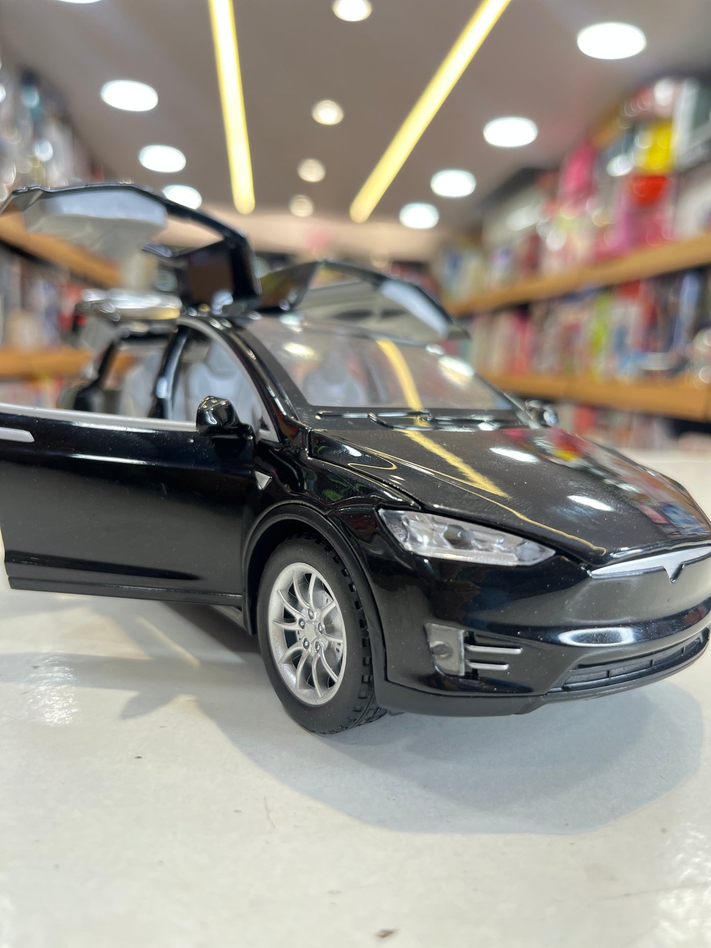 Tesla Model X Alloy Car with smoke and lights - tesla car metal body ...