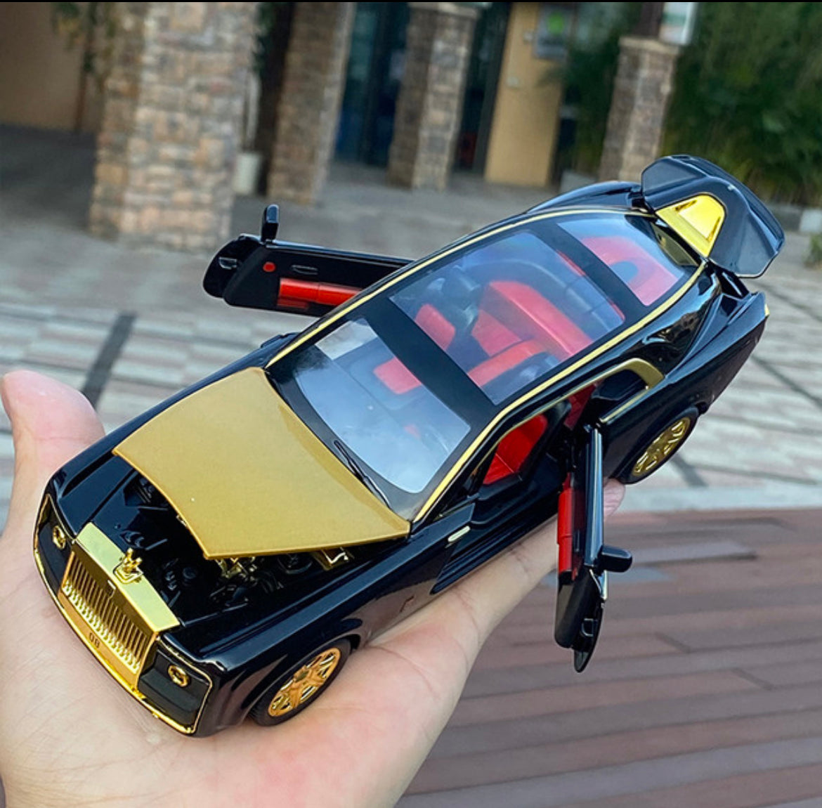 Alloy Metal Pull Back Die-cast Car Rolls Royce Tail Boat Edition - Ope ...