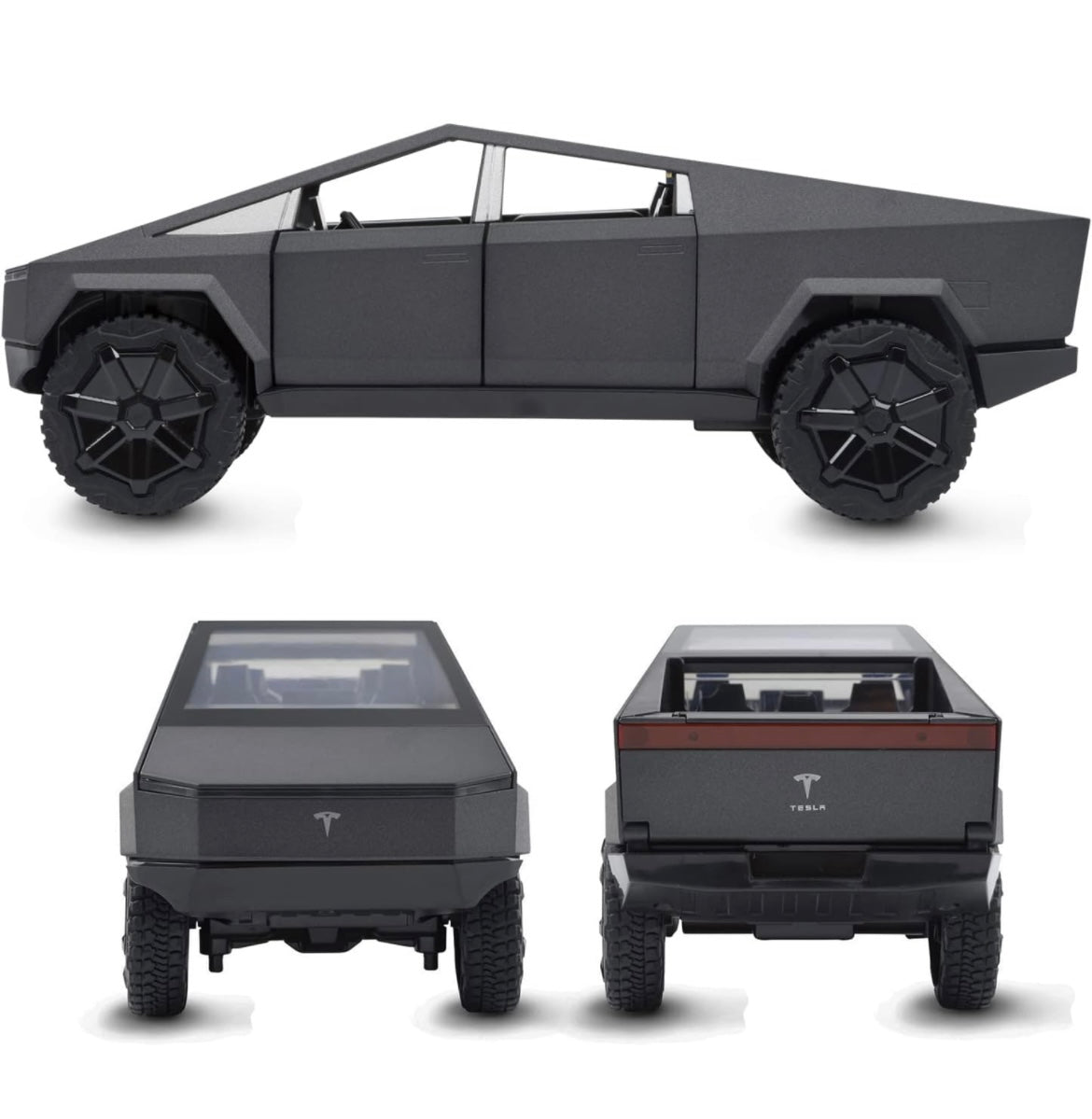 Tesla Cybertruck Model 1:24 DieCast Metal Car (Silver) Toy Trucks for ...