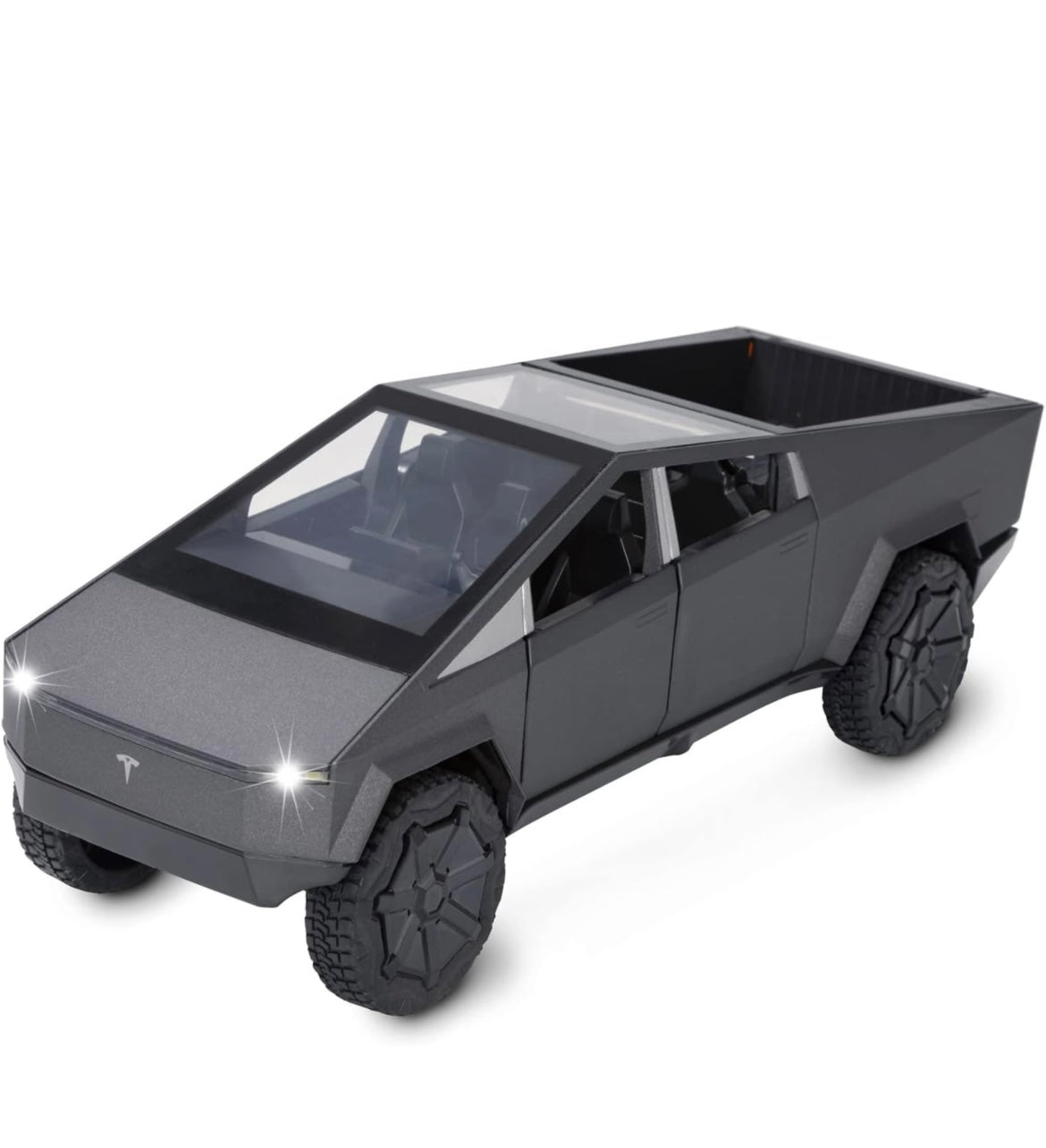 Tesla Cybertruck Model 1:24 DieCast Metal Car (Silver) Toy Trucks for ...