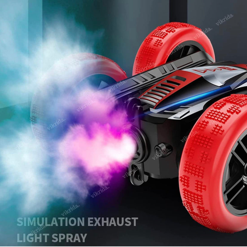 Spray Stunt Remote Control Car with Headlights – Play Masters