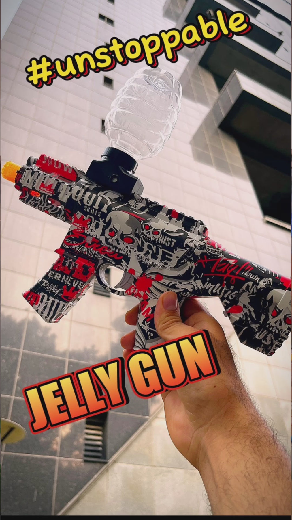 Full speed Automatic jelly blaster gun - 2 in 1 dart + orbeezz Gun - r ...