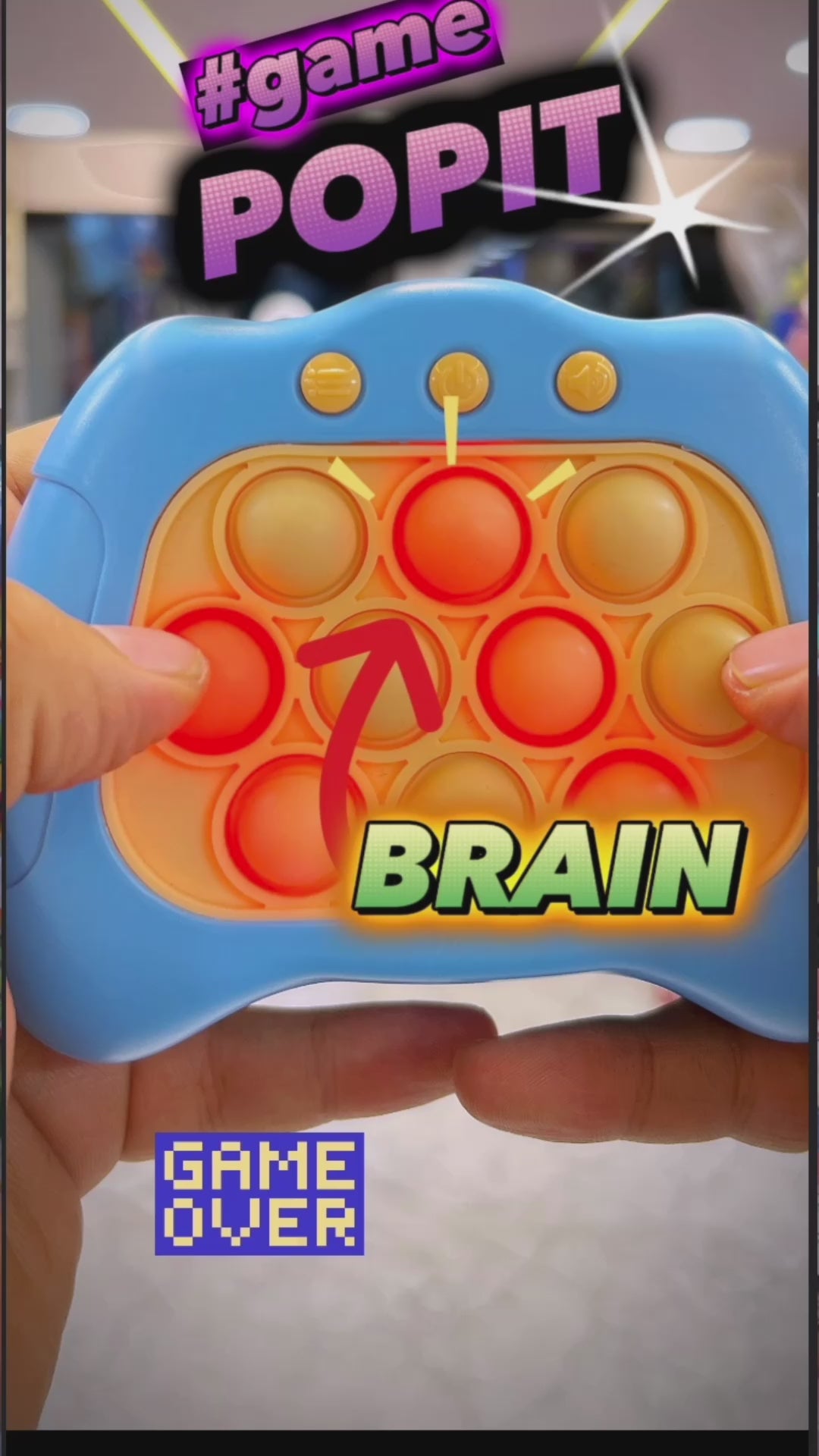 Pop It Fidget Game - electric pop it game - finger puzzle pop it game ...