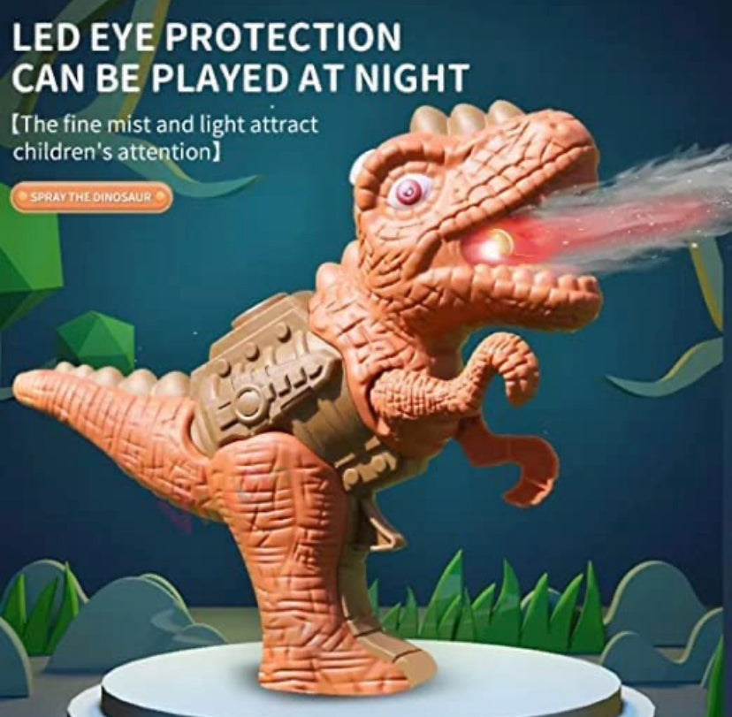 Dino Gun Toy with Spray & Smoke Effect – Play Masters