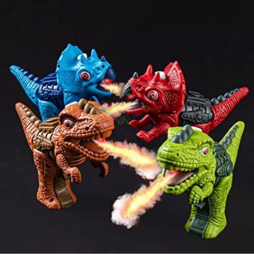 Dino Gun Toy with Spray & Smoke Effect – Play Masters