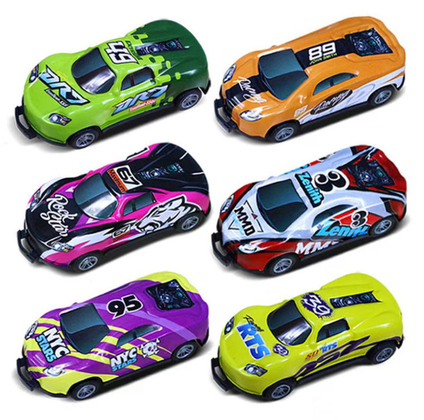 Crash Racing car 1 packet of four cars - Jumping Alloy Stunt Car - Pul ...