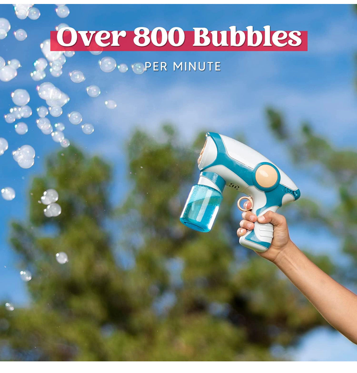 Smoke Gun Bubble gun Machine with 1 Bubble Solution - smoke bubble gun ...